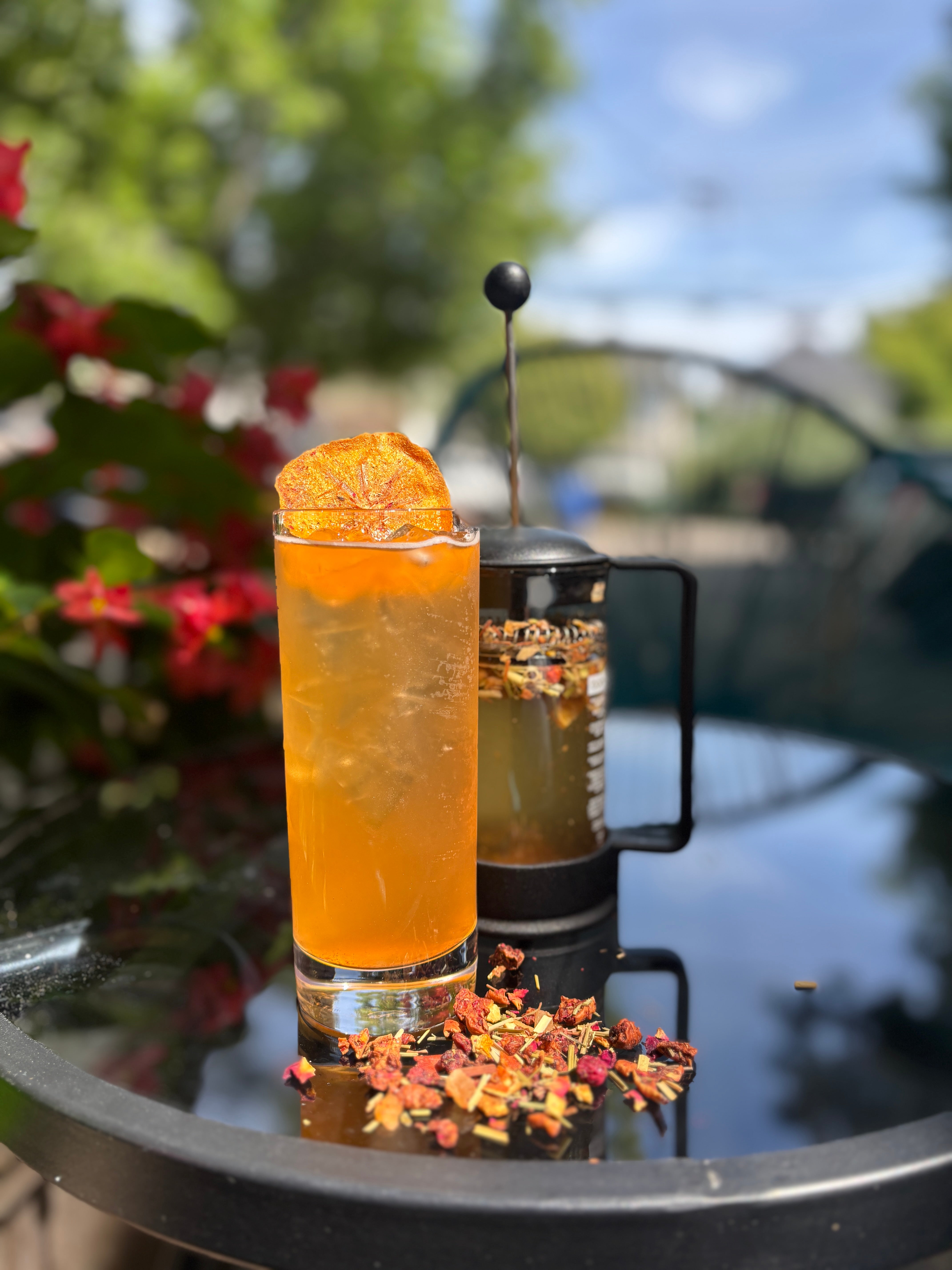 Peach and persimmon herbal fruit tea blend | OOLONG TEA HOUSE